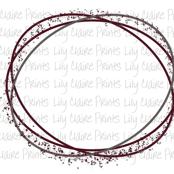 Maroon and Gray Paint Splatter - Etsy