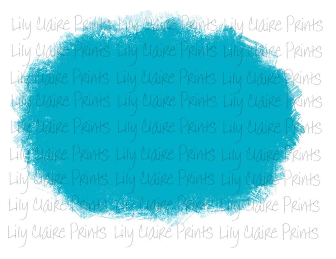 Aqua Blue Paint Splatter Frame Background PNG, Sublimation, Transparent ...