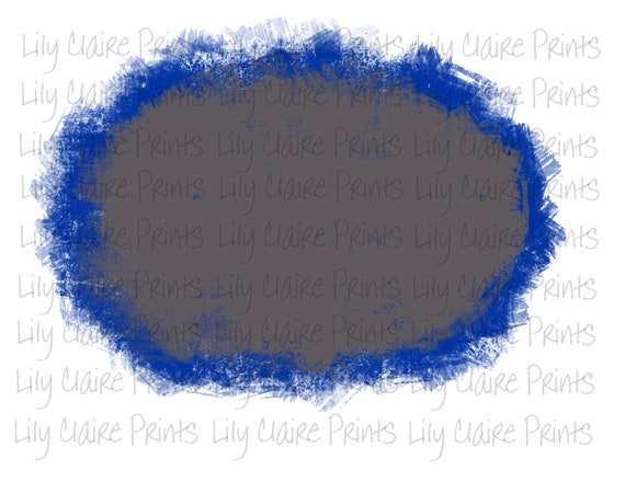 Blue Grey Gray Paint Splatter Frame Background PNG - Etsy
