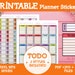 To Do List Printable Planner Stickers Instant Download - Etsy