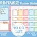 Fitness Tracker Printable Planner Sticker Weekly Planner, Happy Planner ...