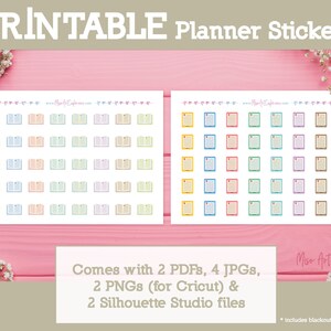 Reading Time Printable Planner Stickers Icon Stickers for Weekly ...