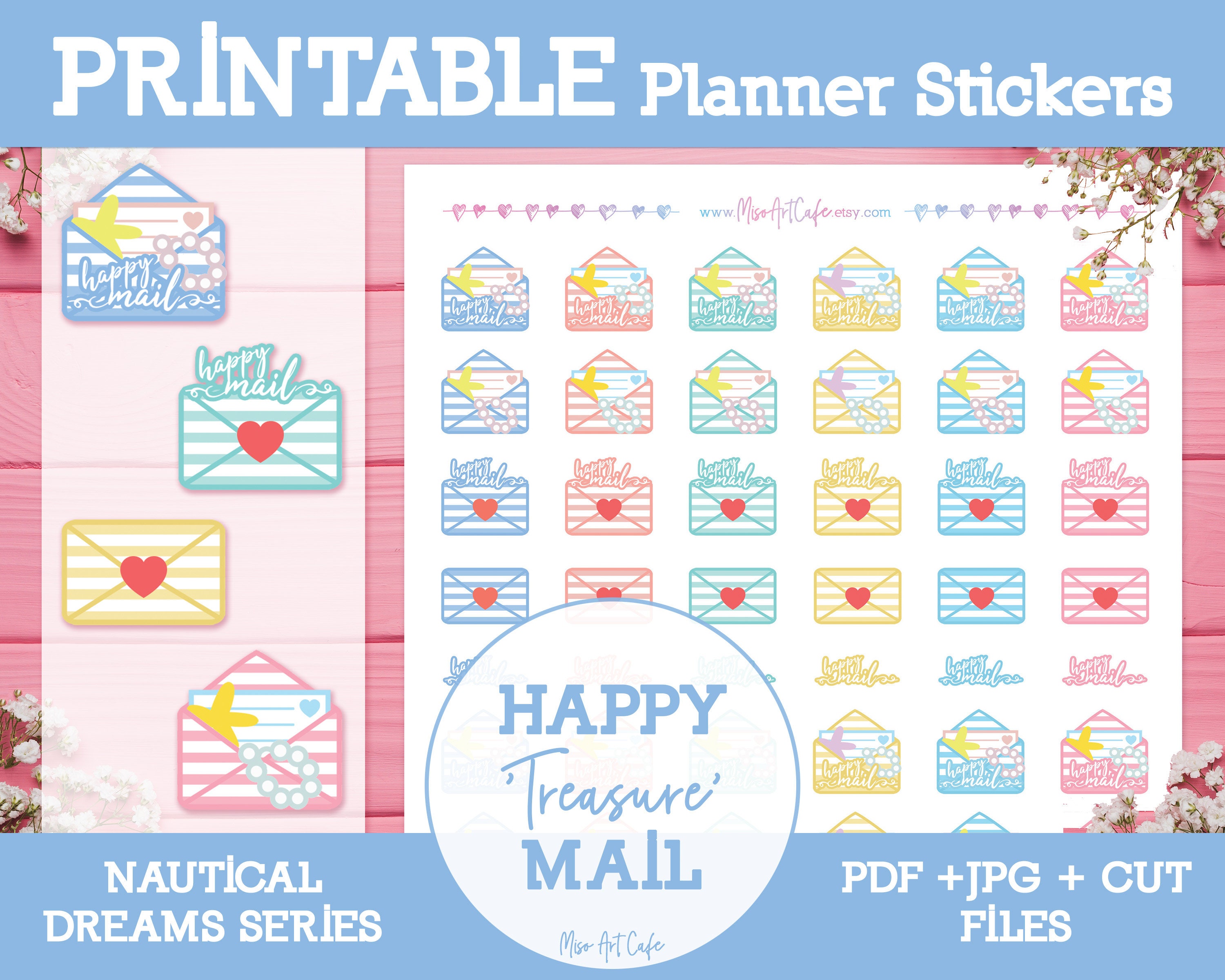 Planner Stickers Clipart High Quality Happy Mail Clipart,Planner ...