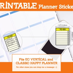 To Do List Printable Planner Stickers Instant Download - Etsy