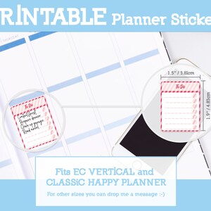 To Do List Planner Printable Cute Functional Stickers Daily | Etsy