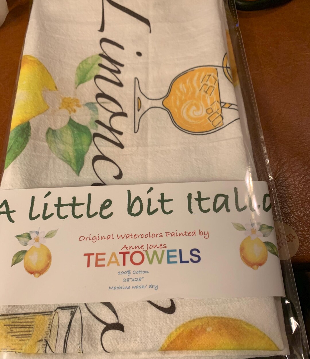 Tea Towel. Limoncello, Italian Lemon Kitchen Decor - Etsy