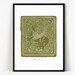 Ancient Greek Byzantine Griffin Relief Archival Art Print, Original Bas ...