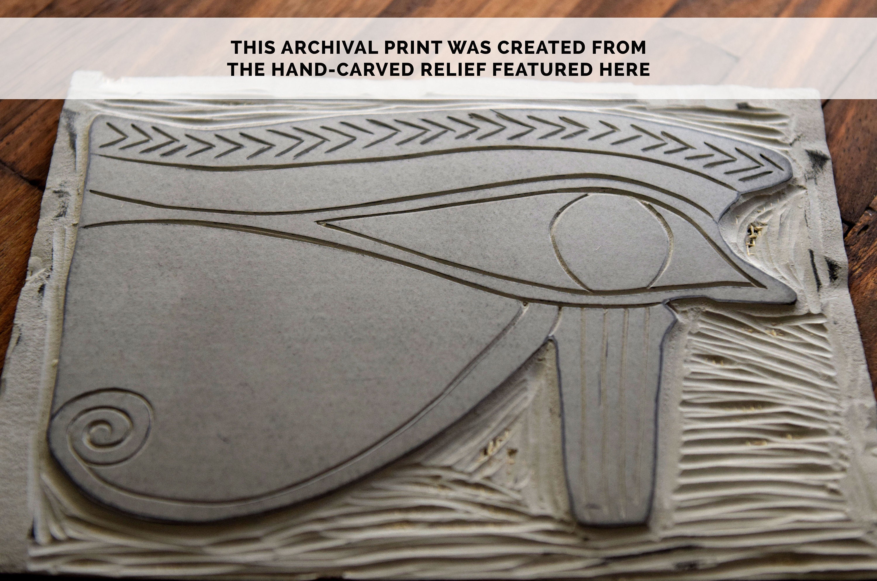 Ancient Egyptian eye of Horus Archival Art Print - Etsy