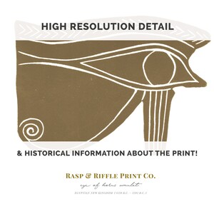 Ancient Egyptian Eye of Horus Archival Art Print | Etsy