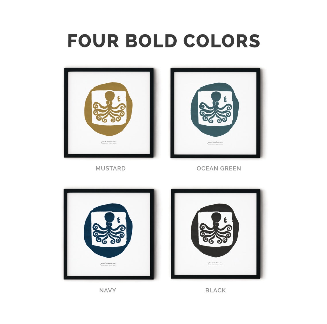 Ancient Greek Octopus Coin Archival Art Print Original | Etsy