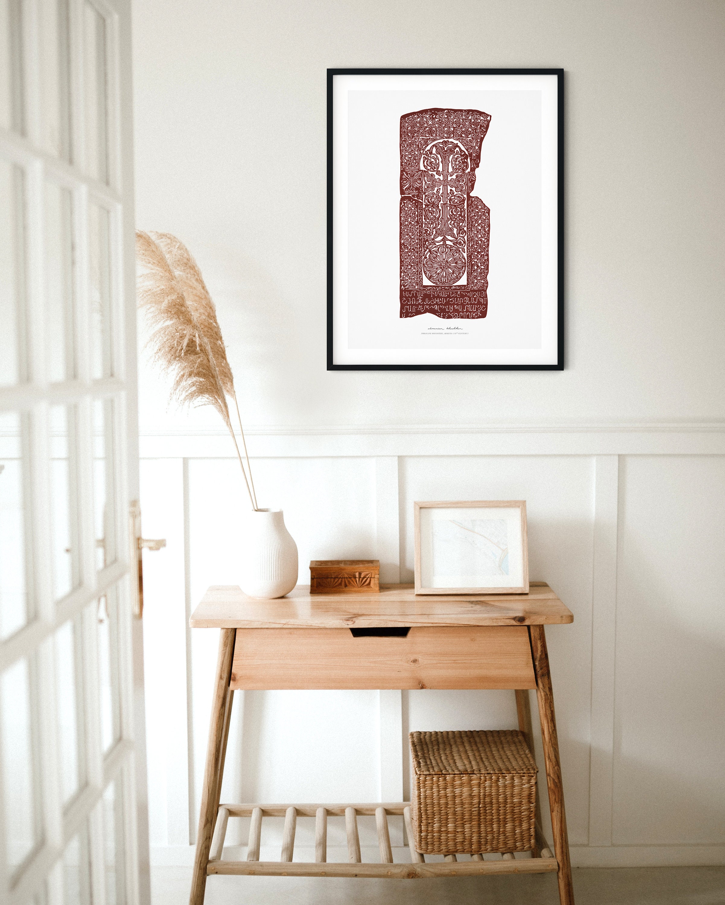 Armenian Khachkar Archival Art Print Original Linocut Relief - Etsy