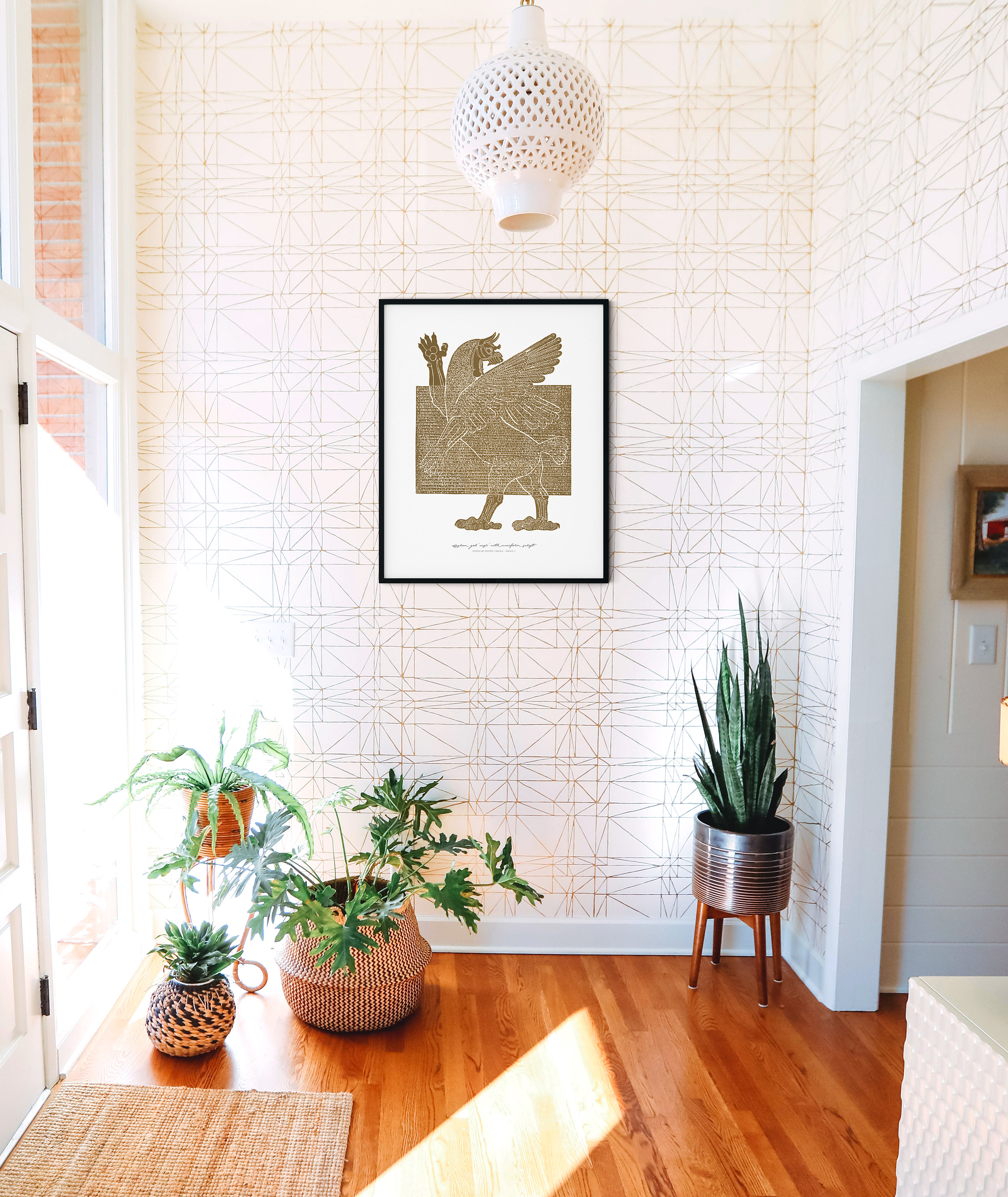 Ancient Assyrian anzû God Archival Art Print | Etsy