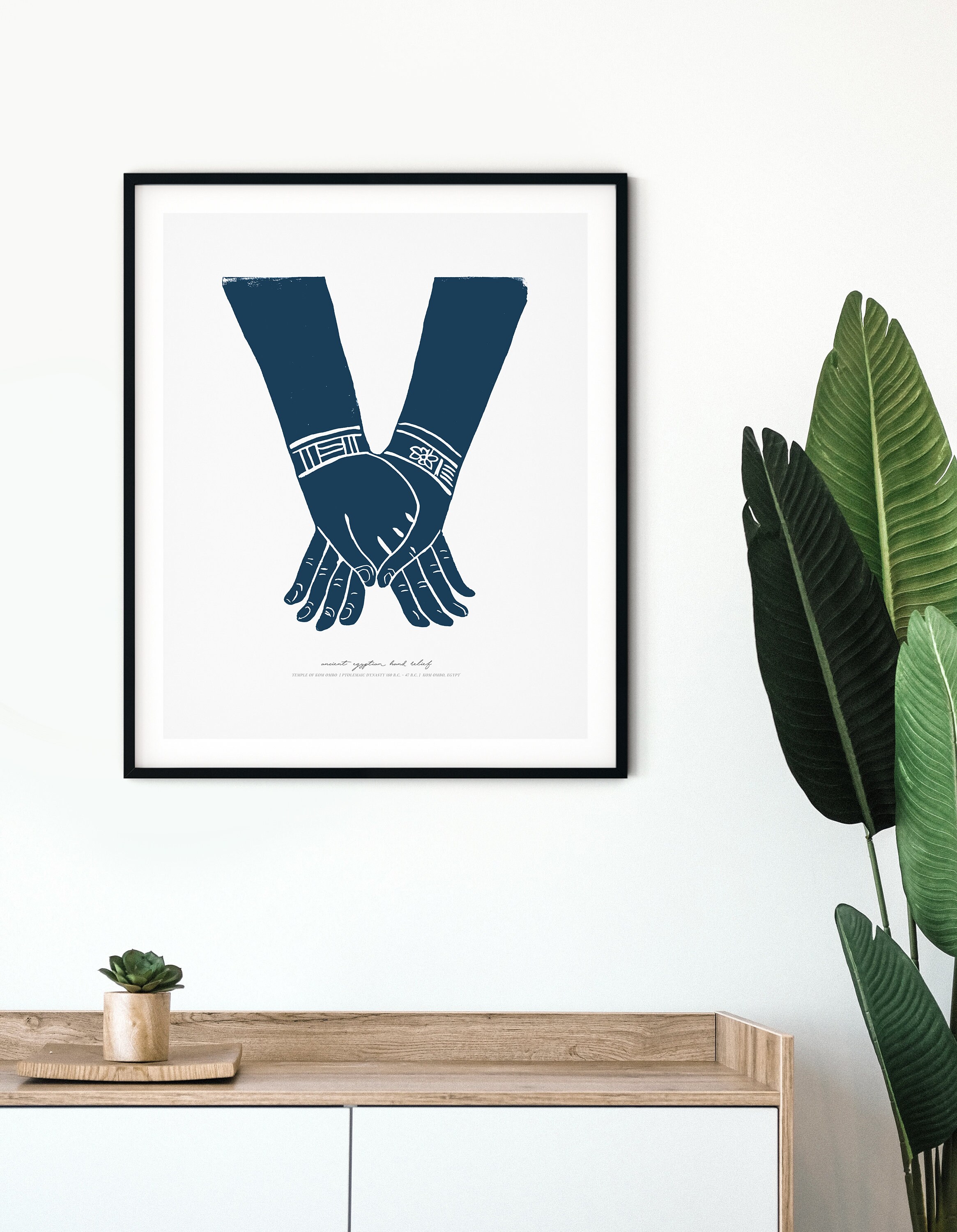 Ancient Egyptian Hand Relief Archival Art Print Original Bas - Etsy