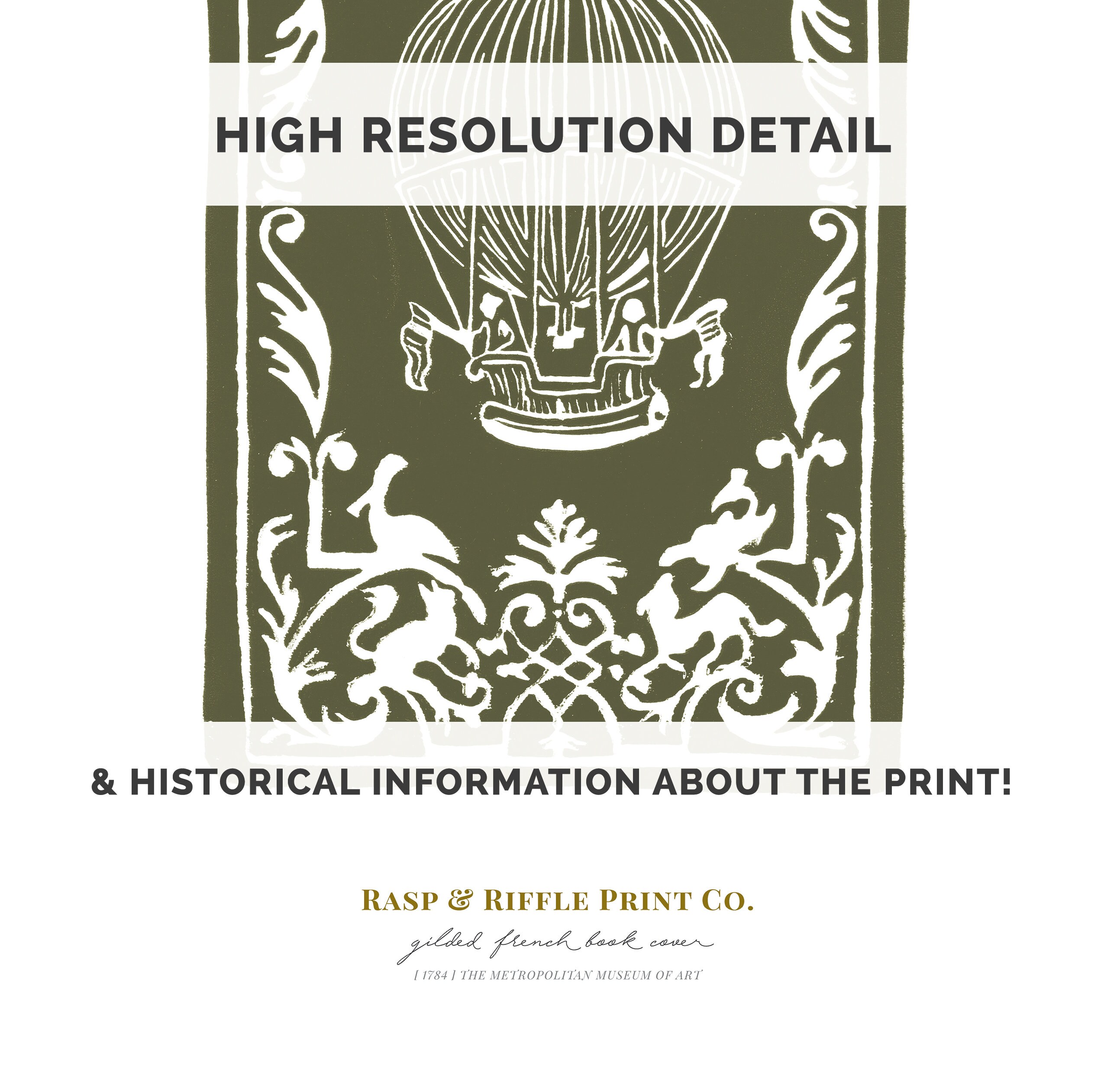 Antique French Book Cover Archival Art Print Original Linocut | Etsy