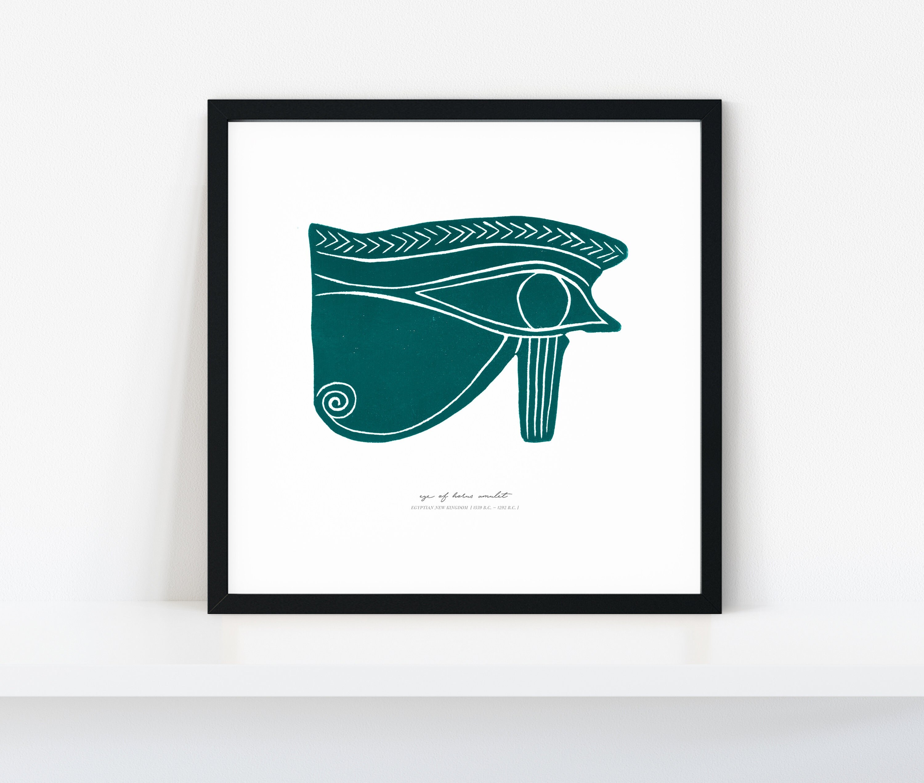 Ancient Egyptian eye of Horus Archival Art Print - Etsy