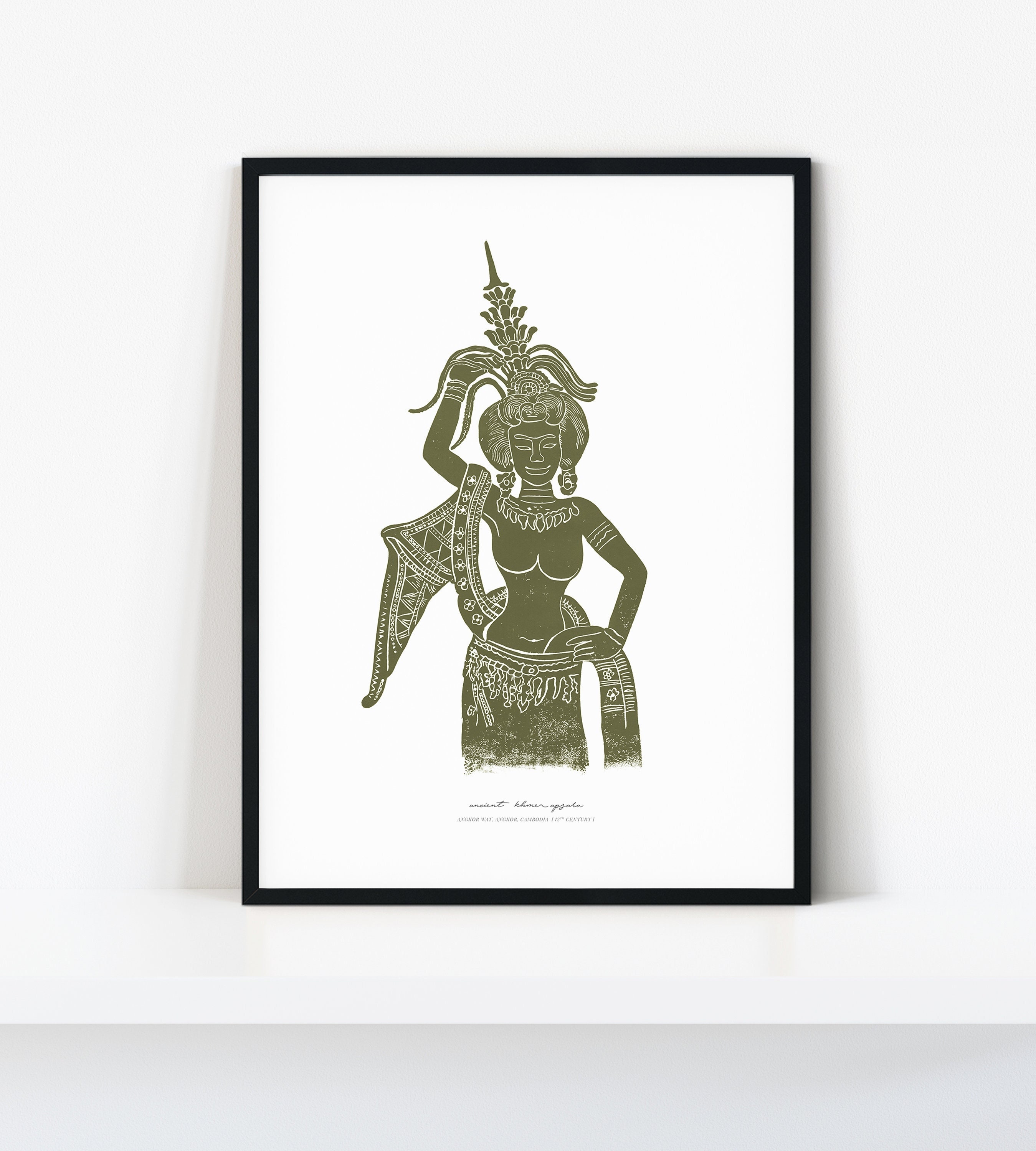 Khmer Apsara Drawing