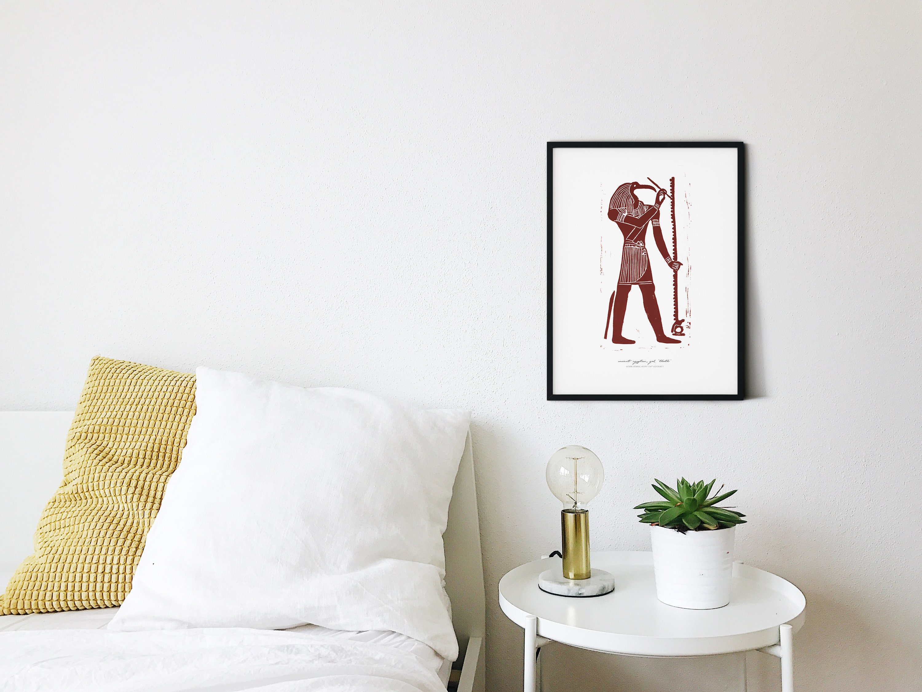 Ancient Egyptian God thoth Archival Art Print - Etsy