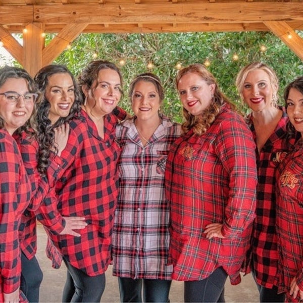 Bridesmaid Flannels - Etsy