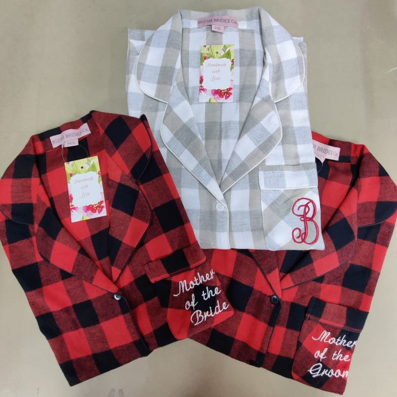 Bridal Party Flannels,buffalo Plaid,#bridesmaidproposal,bridal Party ...