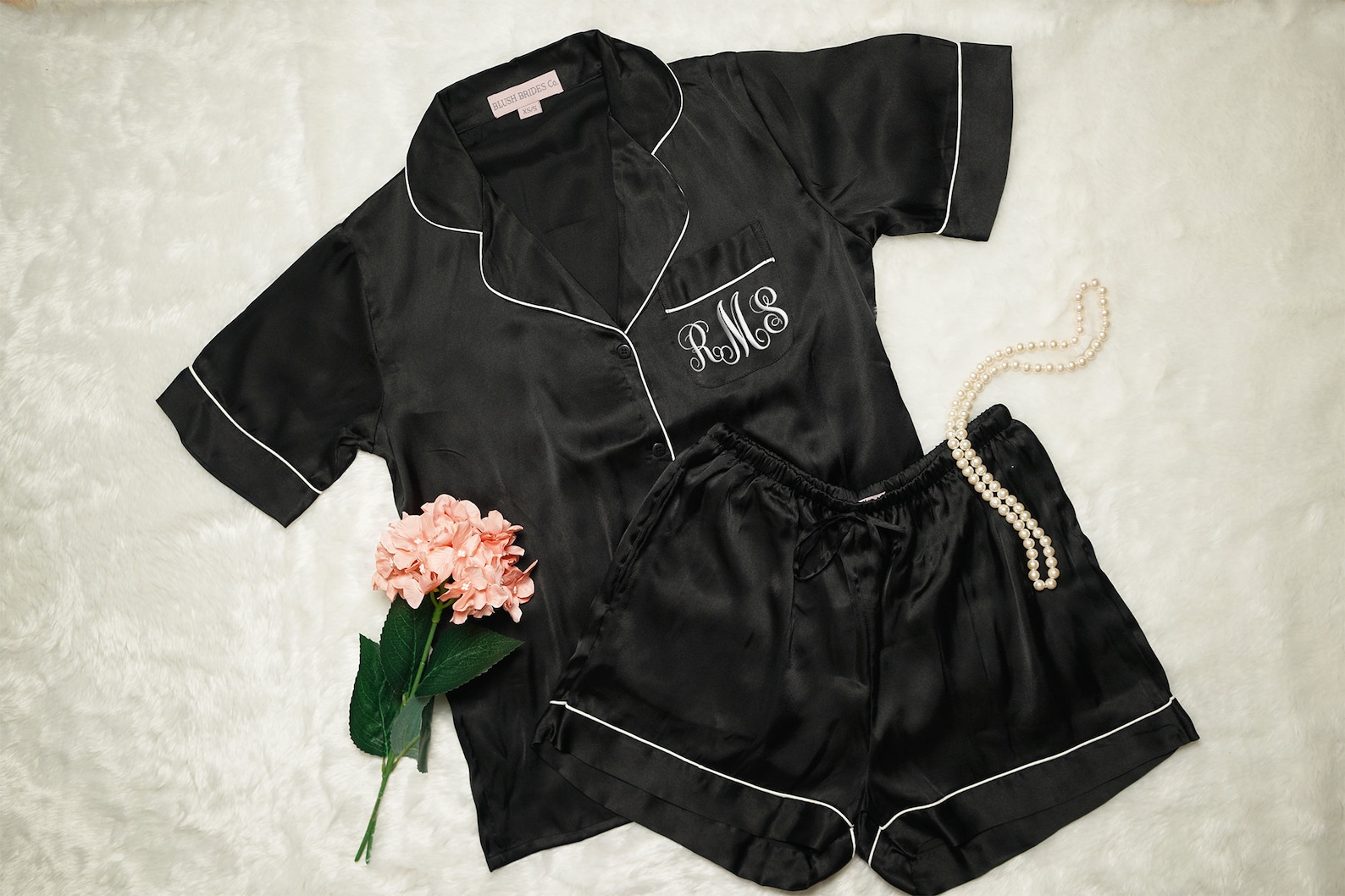 Plus Size Pajamas Bridesmaid Pjs Silk Pajamas Personalized - Etsy