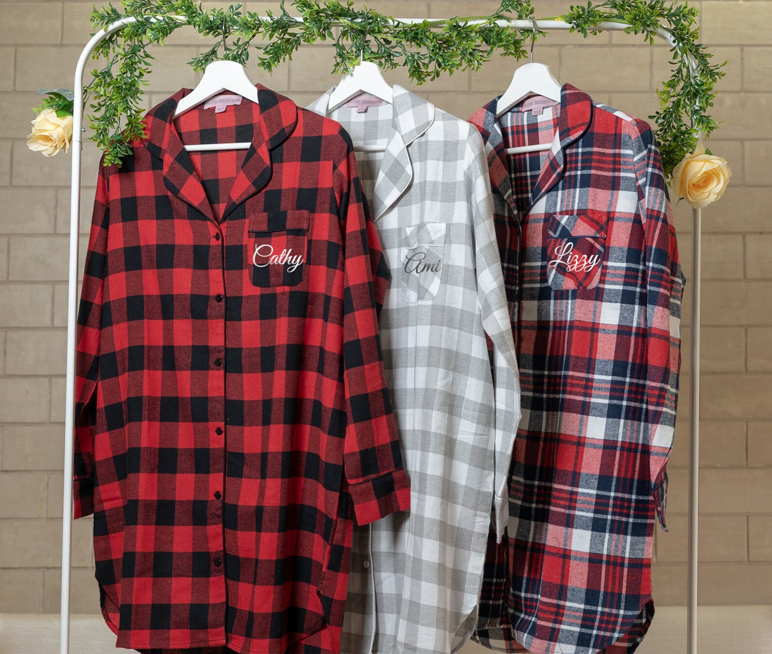 Bridal Party Flannels,buffalo Plaid,#bridesmaidproposal,bridal Party ...