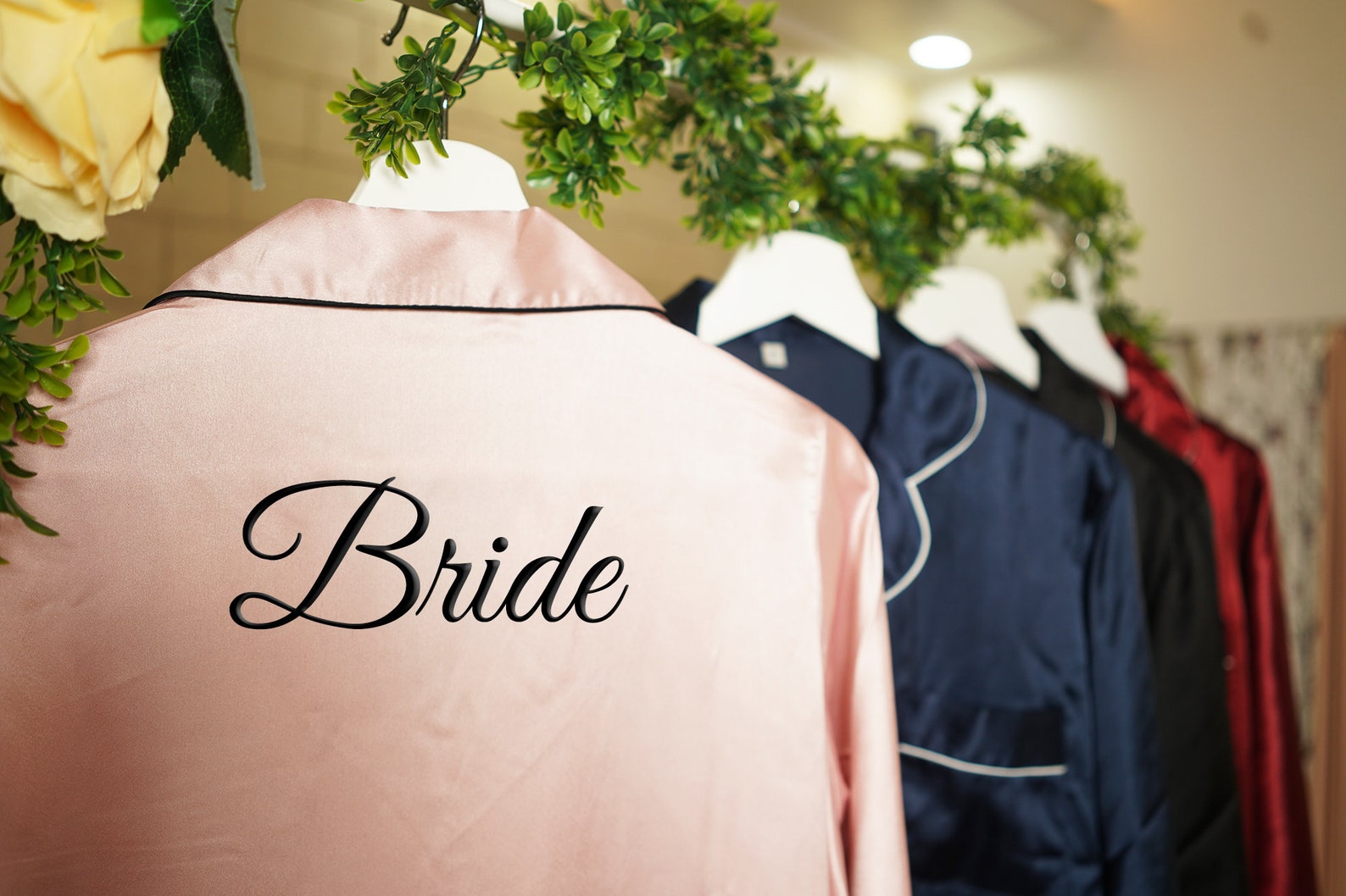 Plus Size Pajamas, Silk Pajamas, Bridesmaid Pajamas, Personalized ...
