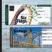 Printable SIX FLAGS Surprise Gift Ticket. Boarding Pass. Trip | Etsy