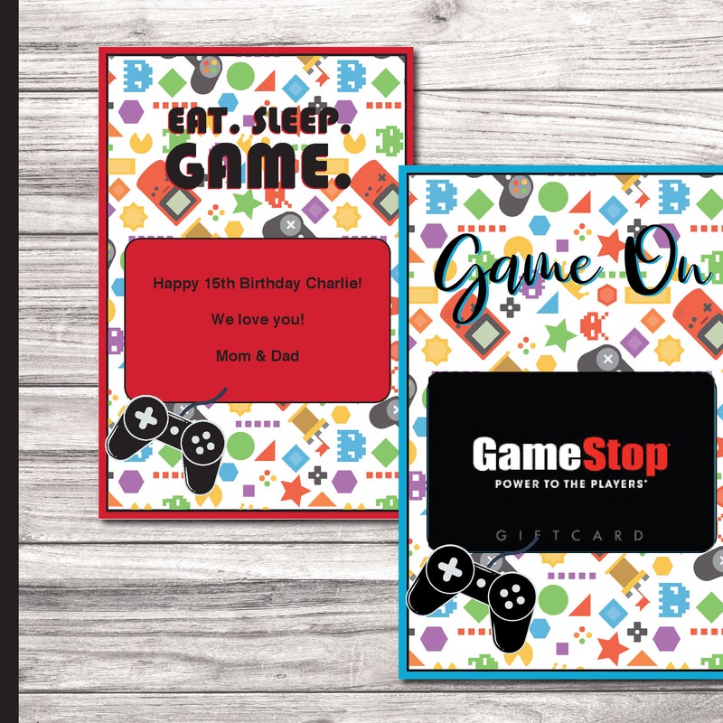 Video Game Card - Etsy