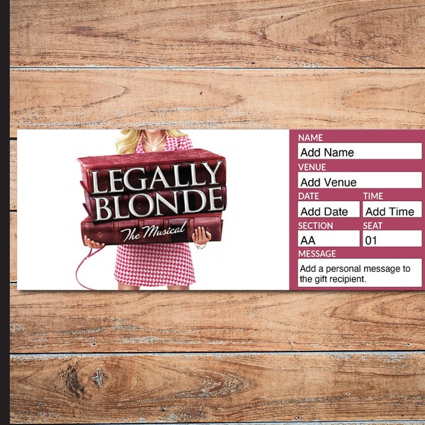 Legally Blonde - Etsy