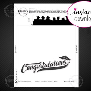 Printable GRADUATION Envelope for Gift Tickets, Vouchers, Boarding ...