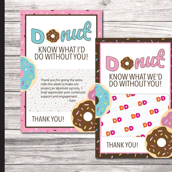Donut Know What We Would Do Without You - Etsy
