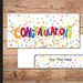 Printable CONGRATULATIONS Envelope for Gift Tickets Vouchers - Etsy