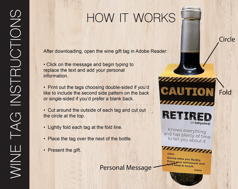 Printable DRUNK CHRISTMAS Wine Gift Tag. Editable 2-sided Wine | Etsy