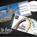 Printable SIX FLAGS Surprise Gift Ticket. Boarding Pass. Trip Ticket ...