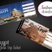 Printable EGYPT Surprise Trip Gift Ticket. Boarding Pass. Trip Ticket ...