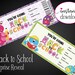 Printable BACK-TO-SCHOOL Surprise Teacher Reveal Coupon. - Etsy
