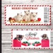 Printable CHRISTMAS KITTEN / CAT Surprise Gift Reveal Coupon. Instant ...