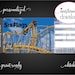 Printable SIX FLAGS Surprise Gift Ticket. Boarding Pass. Trip Ticket ...