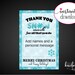 Printable CHRISTMAS Appreciation Gift Card Holder. Thank You Snow Much ...