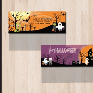 Printable HALLOWEEN Treat Bag Topper Candy Bag Party Favor Classroom ...