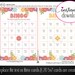 Editable FLOWERS Themed Bingo Game. 4 Colors. Add Your 72 Unique Items ...