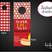 Printable GRILL DAD Beer Bottle Gift Tag. Celebrate Birthday Dad Gift ...