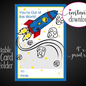 Father's Day Printable OUT OF THIS World Gift Card Holder. You Are Out ...