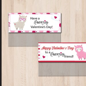 Printable VALENTINES Treat Bag Topper Candy Bag Party Favor Classroom ...