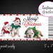 Printable CHRISTMAS PUPPY / DOG Surprise Gift Reveal Coupon. Instant ...