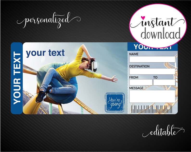 Printable VIRTUAL REALITY or AI Games Surprise Gift Reveal - Etsy