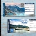 Printable ALASKA Surprise Trip Gift Ticket. Boarding Pass. Ticket. Trip ...
