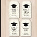 Editable GRADUATION Themed Gift Tags. Congratulations Graduate. Class ...