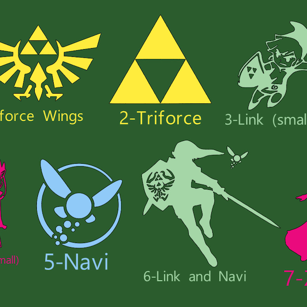 Link and Zelda - Etsy