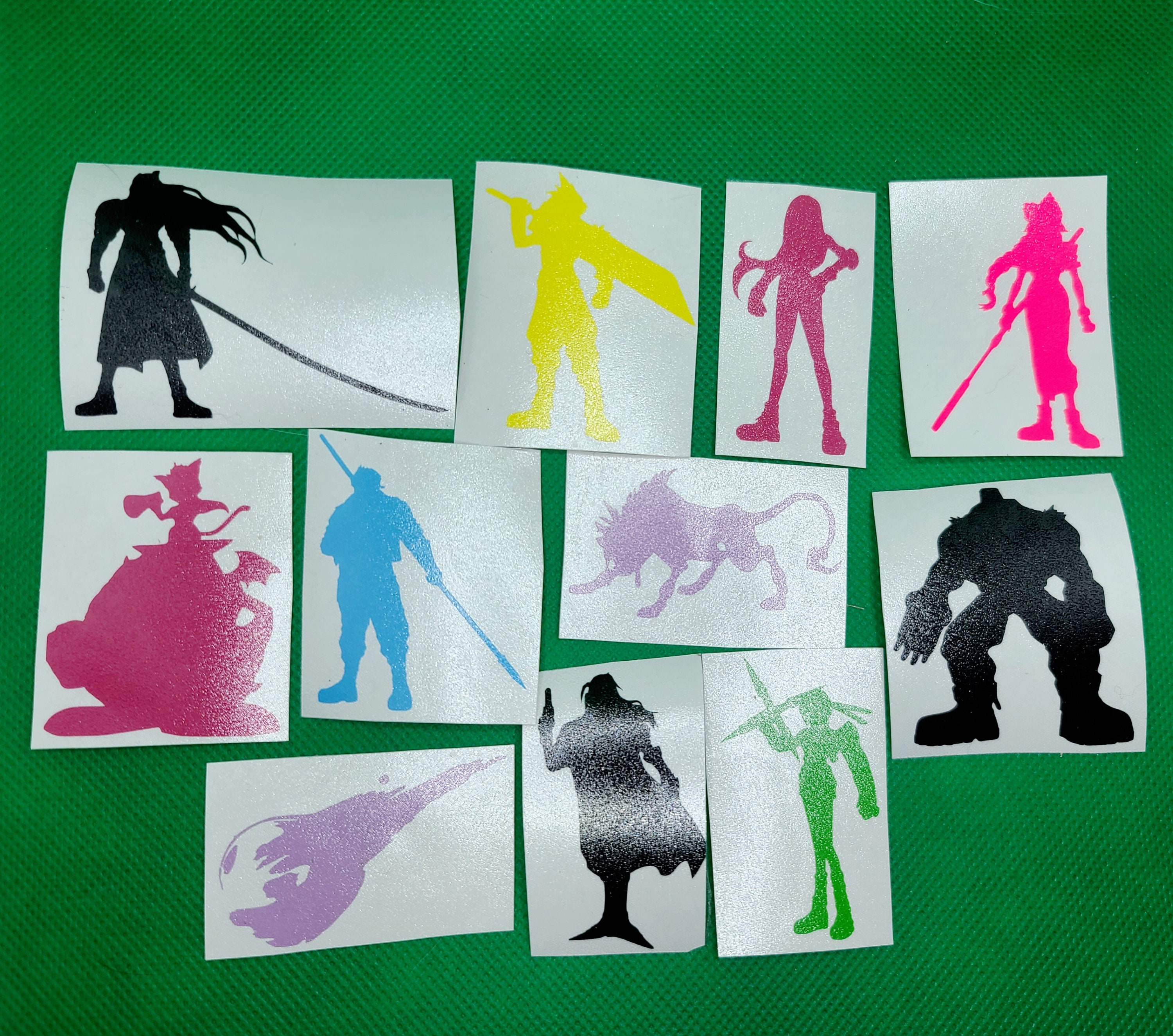 Final Fantasy VII 7 Car Decals. Cloud Tifa Aerith Yuffie - Etsy
